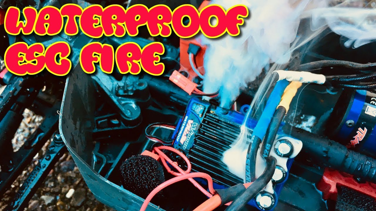 2nd Waterproof ESC Catches FIRE! - YouTube