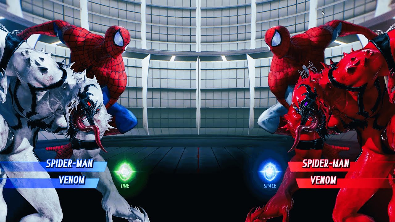 Spider-man & Venom vs Red Spider-man & Red Venom (Hardest) Marvel vs ...