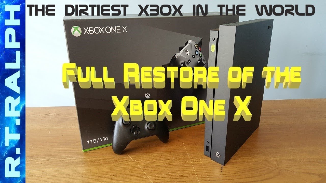 Full Restore of an Xbox One X. The Dirtyist Xbox in the World - YouTube