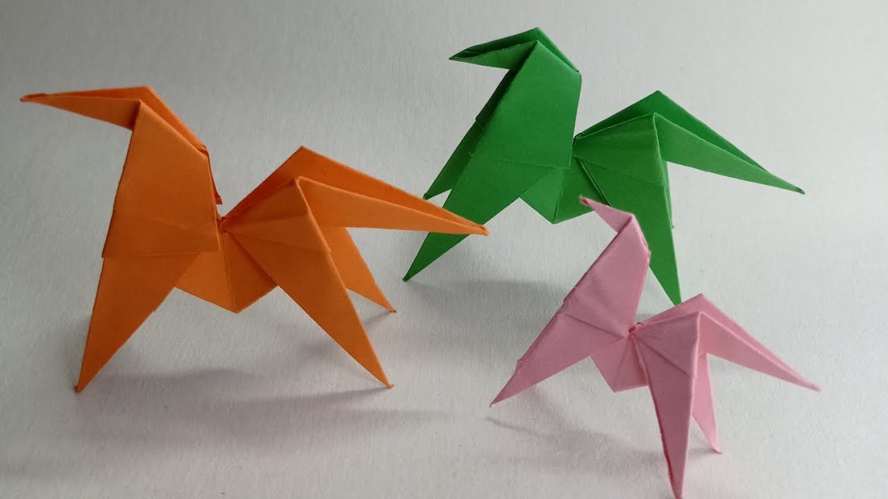 How to make a Runt Pony 🐴- with paper - Origami - حصان// اورغامي - YouTube