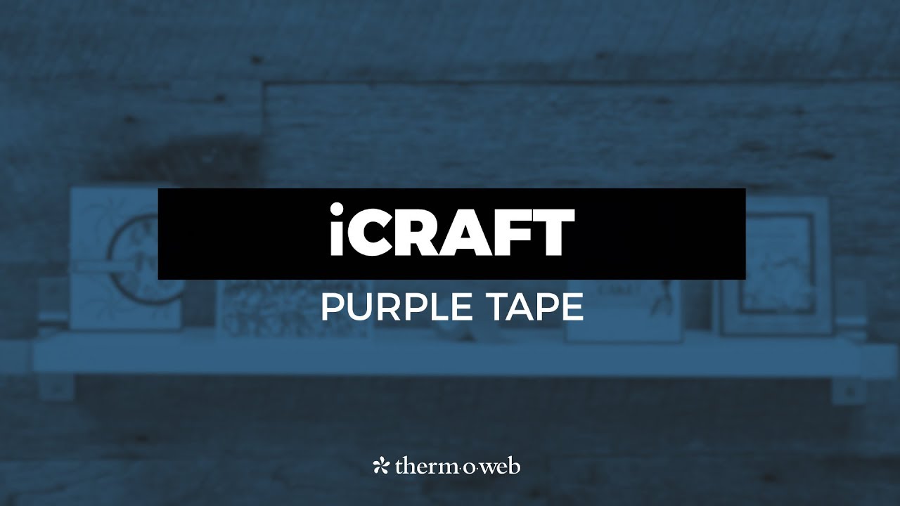 How To Use iCraft PurpleTape - YouTube