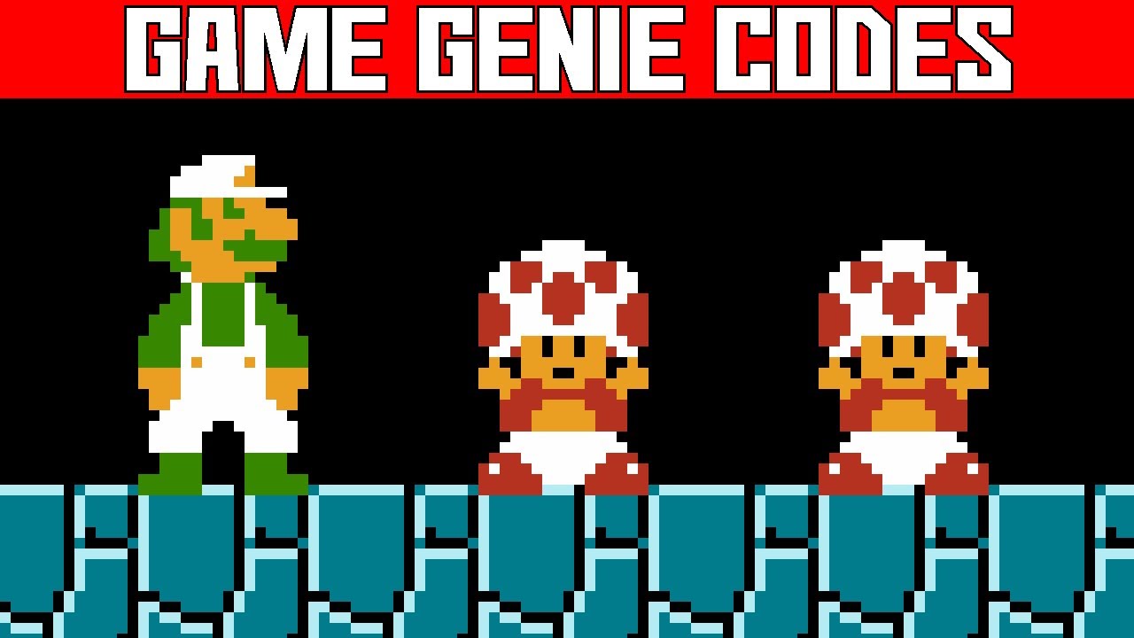 (Super Mario Bros) All Enemies Are SUS - Game Genie Codes - YouTube