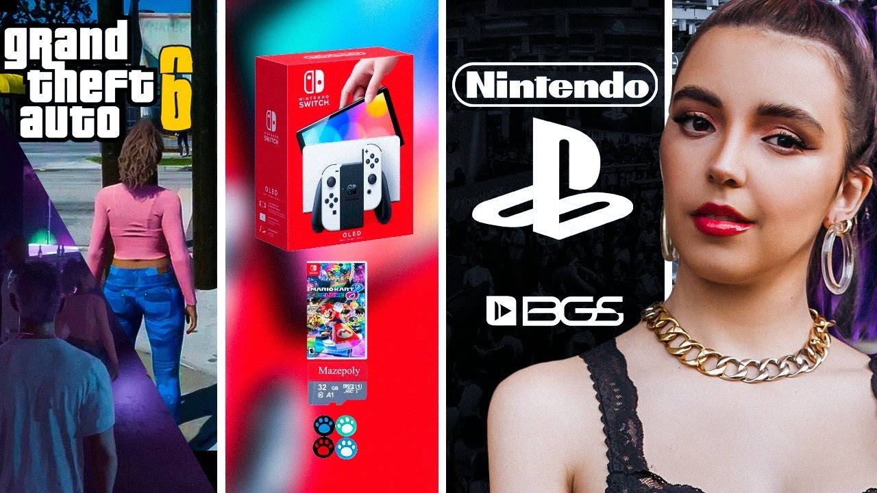 VAZAMENTO DE GTA 6, SWITCH OLED, PS E NINTENDO NA BGS, NOVO JOGO DO ...