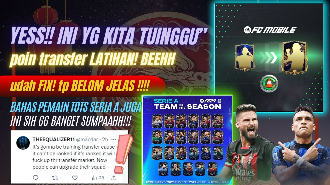 FIX TRANSFER LATIHAN! BOCORAN UPDATE BRUTAL POIN TRANSER LATIHAN SOON ...