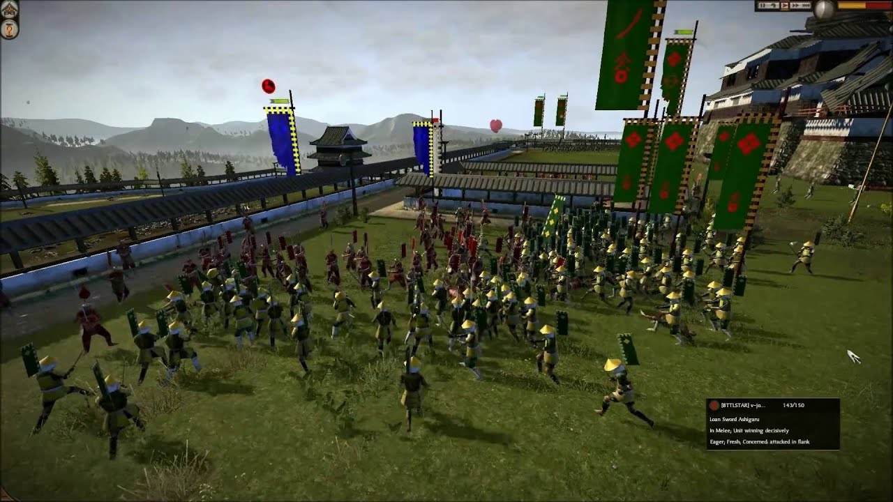 Shogun 2 Siege Battle with Ninja Action - YouTube