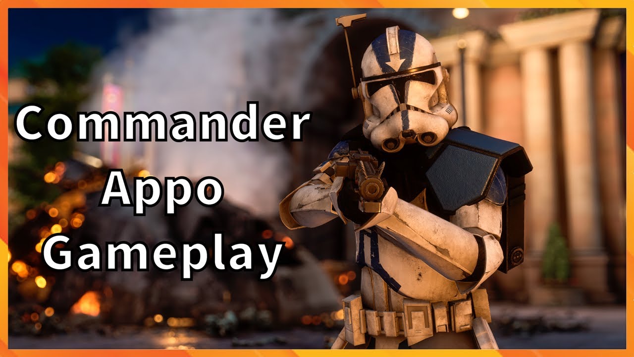 Commander Appo Gameplay Star Wars Battlefront 2 - YouTube