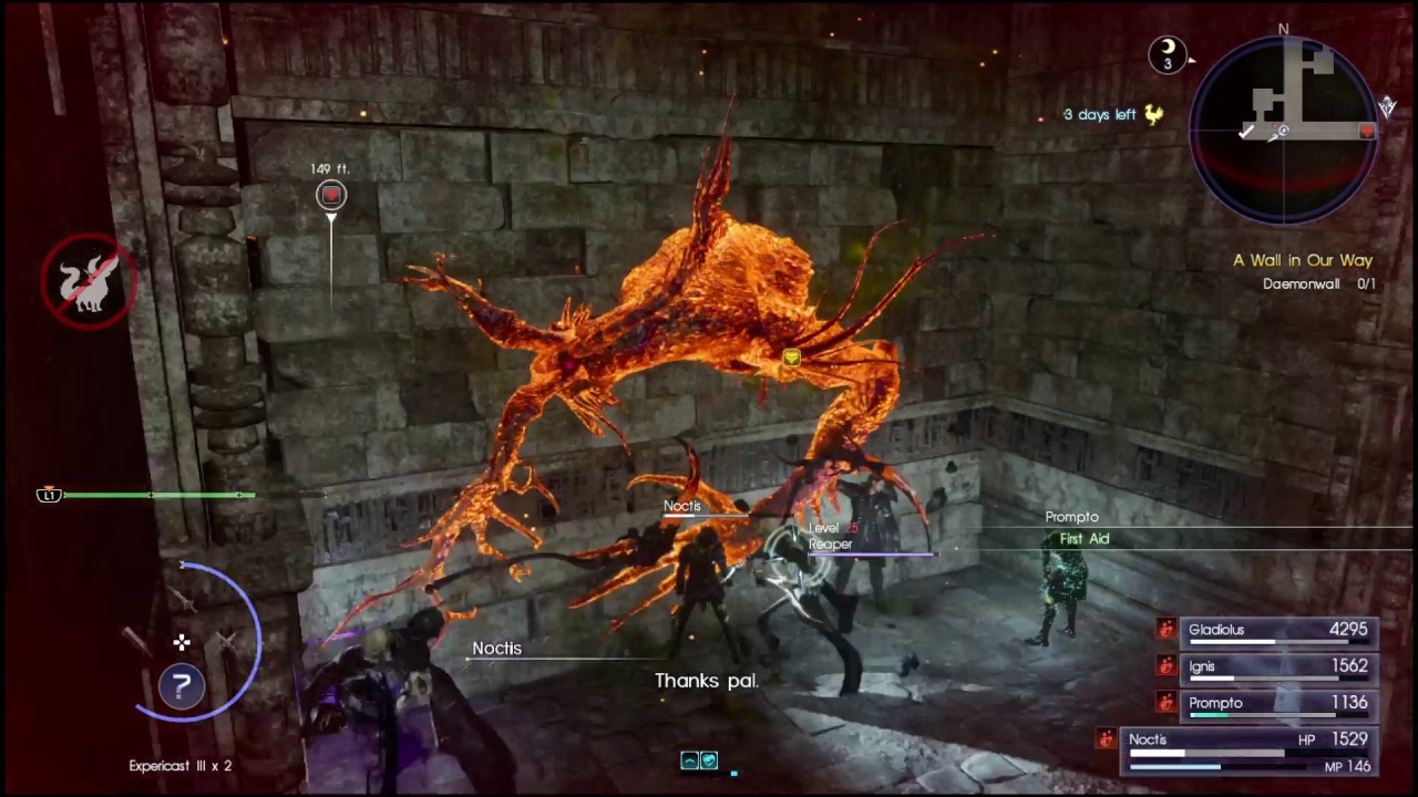 FINAL FANTASY XV Daemonwall - YouTube