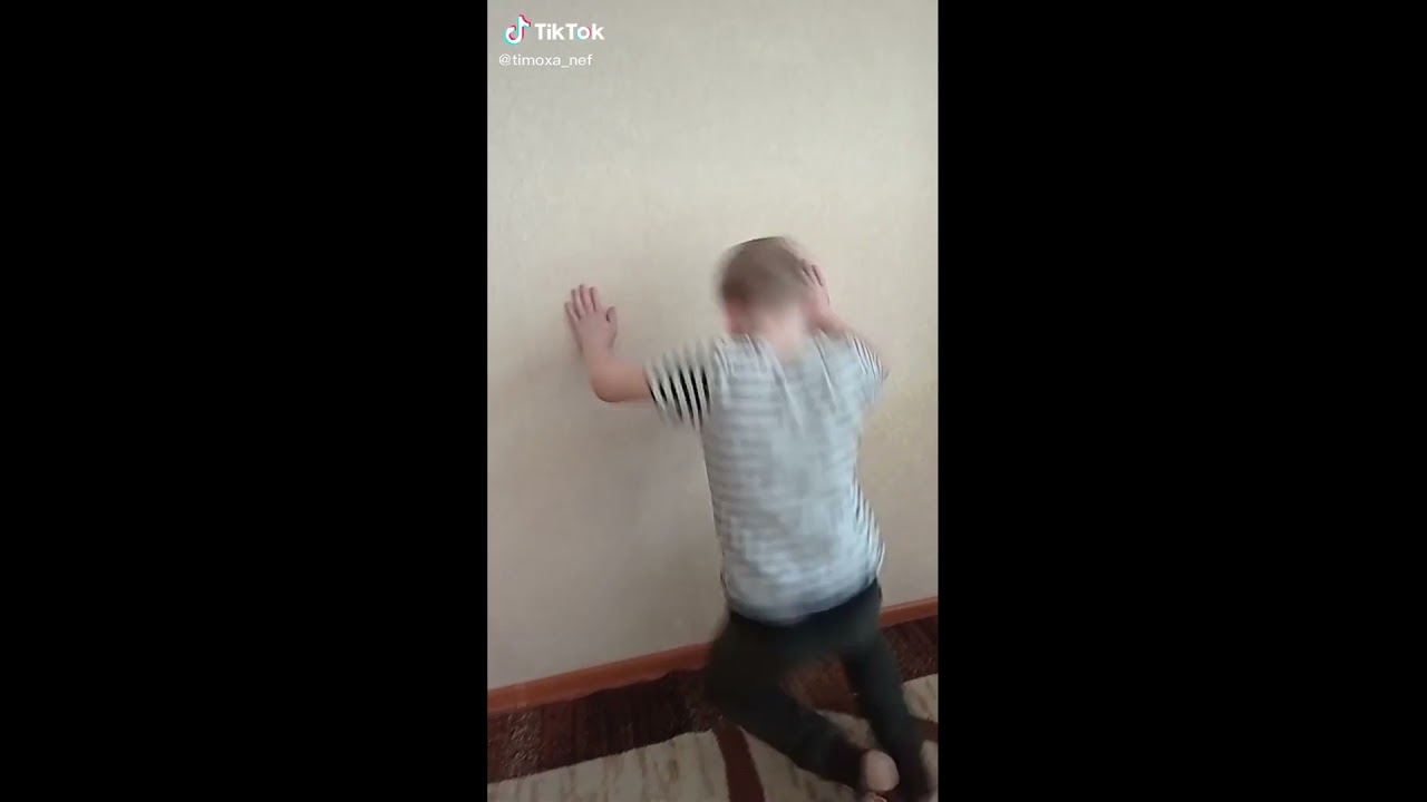 the child hit his head against the wall Shot on iphone meme - YouTube