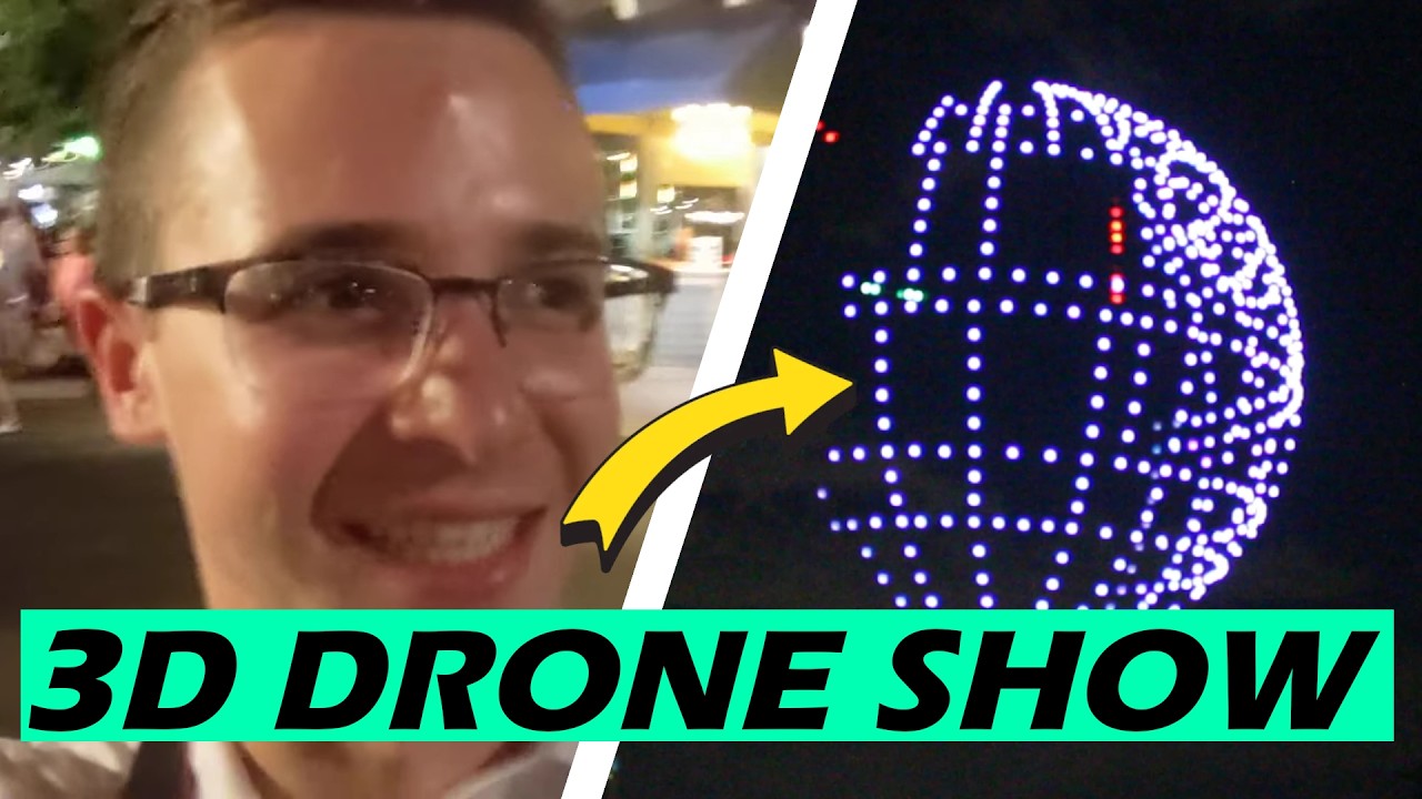 Disney Springs Dreams That Soar 3D Drone Show & Eet Indian - YouTube
