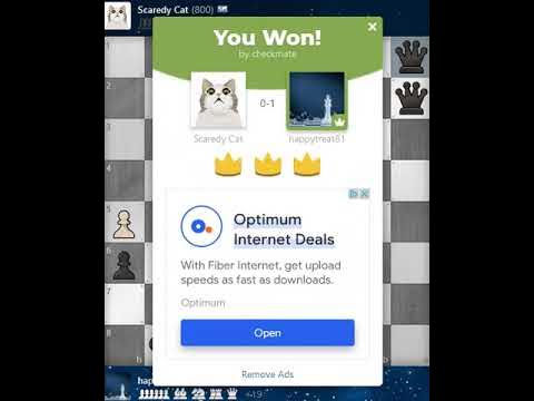 Beating the Scaredy Cat bot on chess.com - YouTube