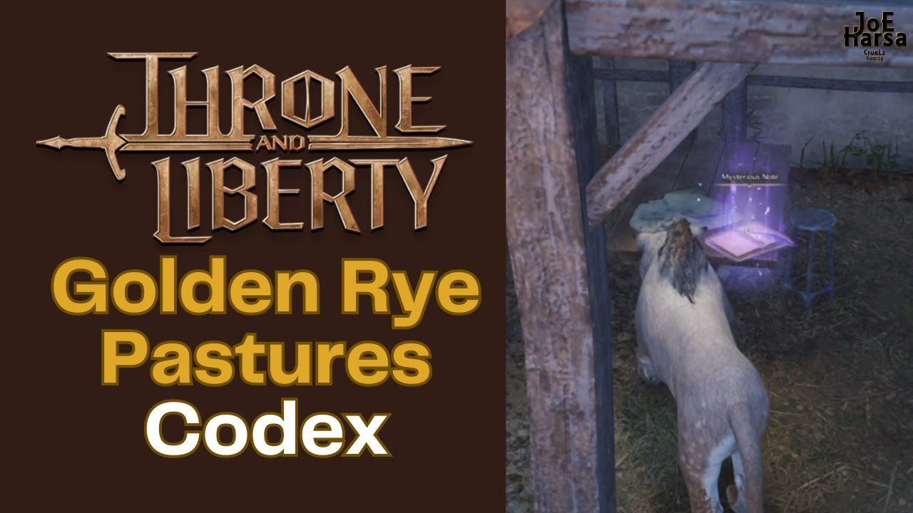 Golden Rye Pastures Codex Throne and Liberty - YouTube