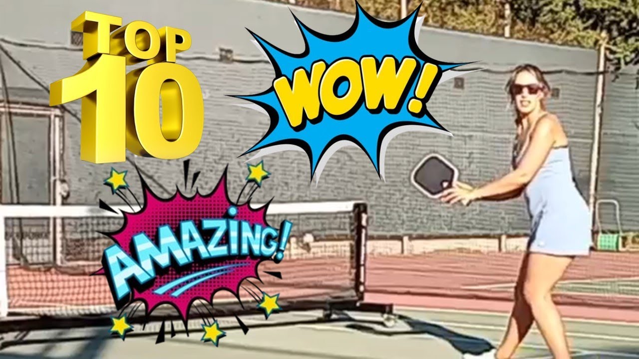 Top 10 Pickleball Trick Shots - Backhand, ATP, Between the Legs, Super ...