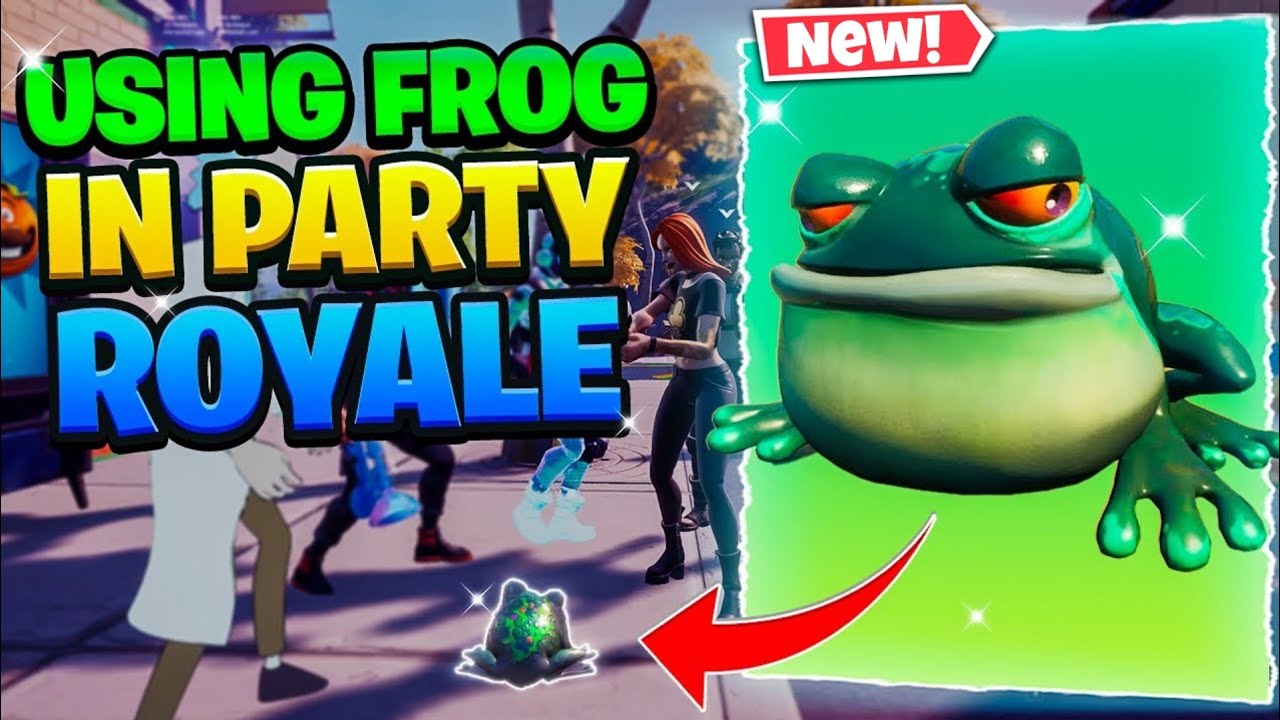 Playing Fortnite as a Frog in Party Royale And This Happened.... - YouTube