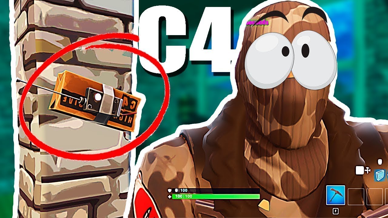 FORTNITE C4 IS AMAZING | 4 KILLS WITH ONE C4 | FORTNITE DAILY WTF ...