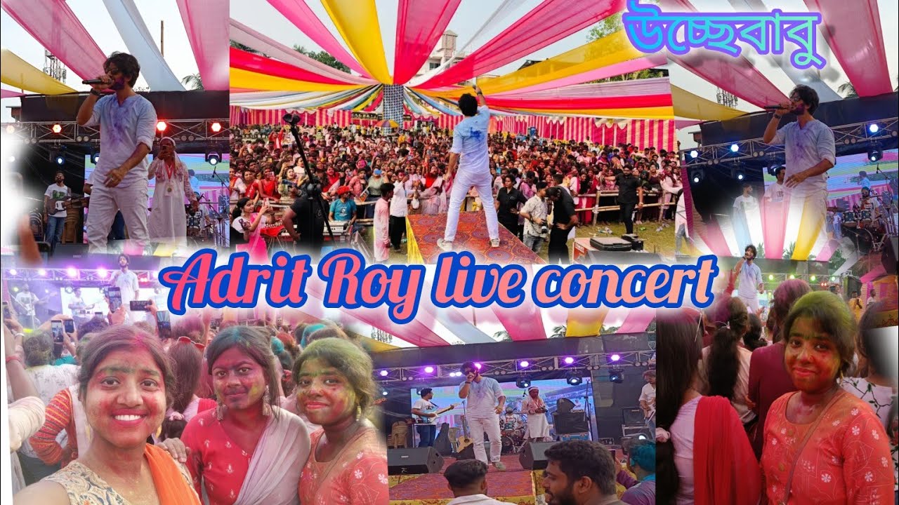 Adrit Roy in Ranaghat || Live Concert || Holi special event ...