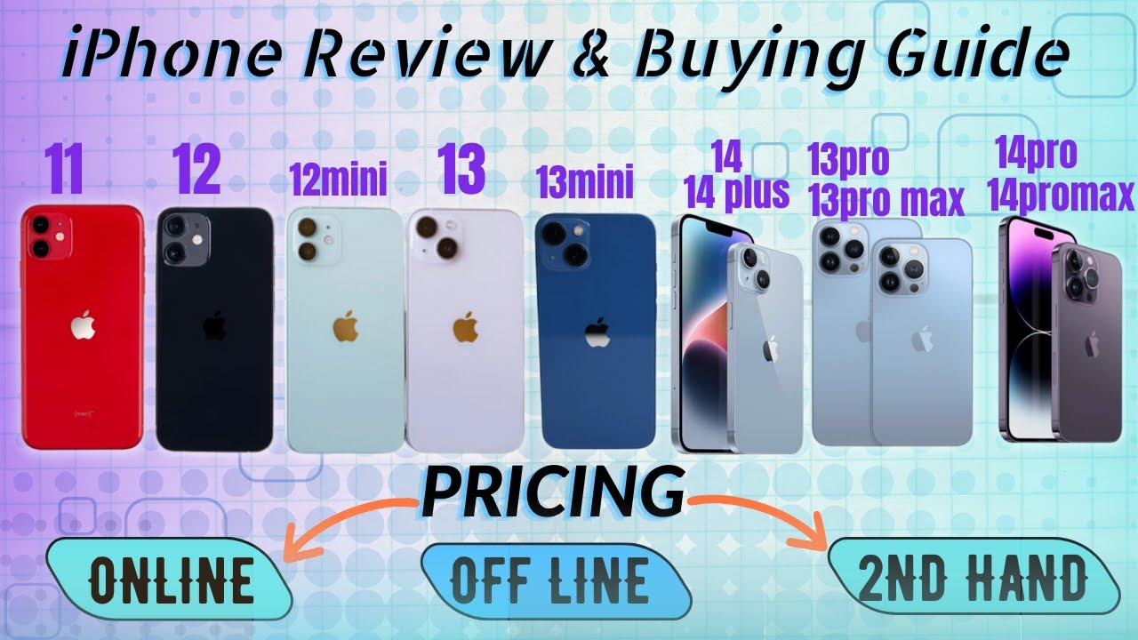iPhone Buying Guide 2022: What to Expect | review of all iPhones (11,12 ...