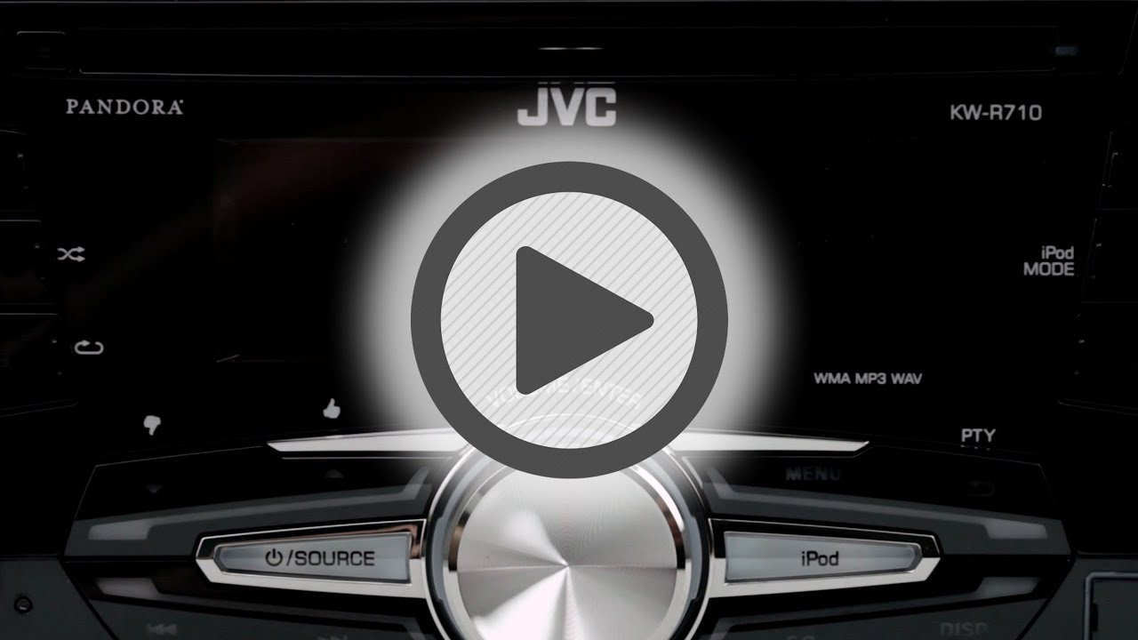 JVC Double DIN CD & USB Receiver (KW-R710) - Pep Boys - YouTube