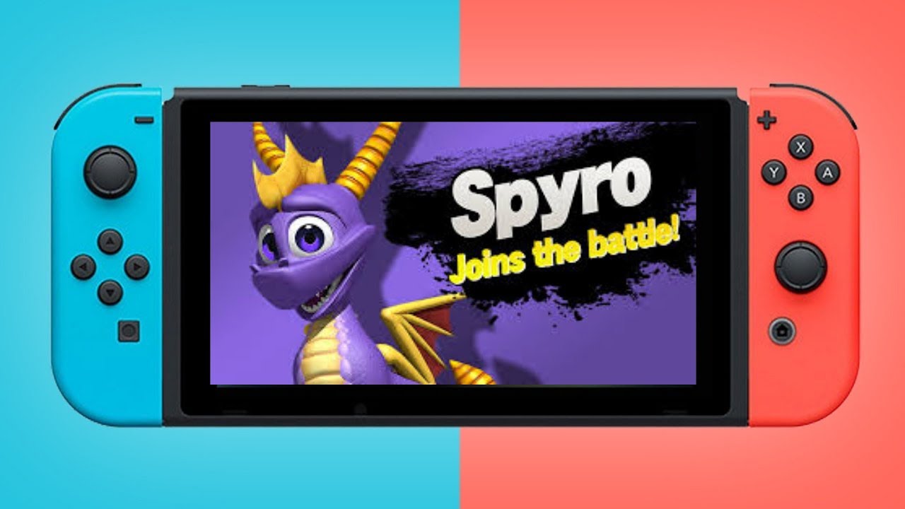 Spyro the Dragon in Super smash bros for Nintendo switch - YouTube