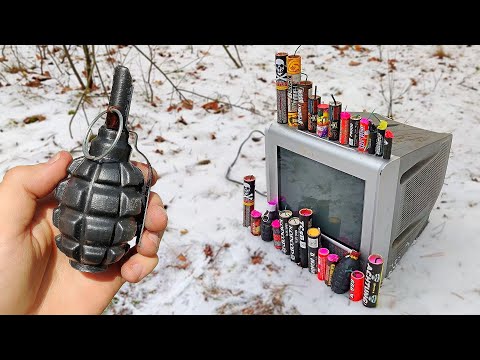 ✅🔥ВЗОРВАЛ БАБУШКИН ТЕЛЕВИЗОР 💣💥 МОЩНАЯ ПЕТАРДА vs ТЕЛЕВИЗОР 📺МНОГО ПЕТАРД 💥 BIG FIRECRACKERS