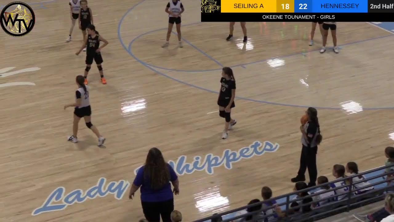 🏀 Seiling A vs Hennessey - Okeene Elementary Tournament - YouTube