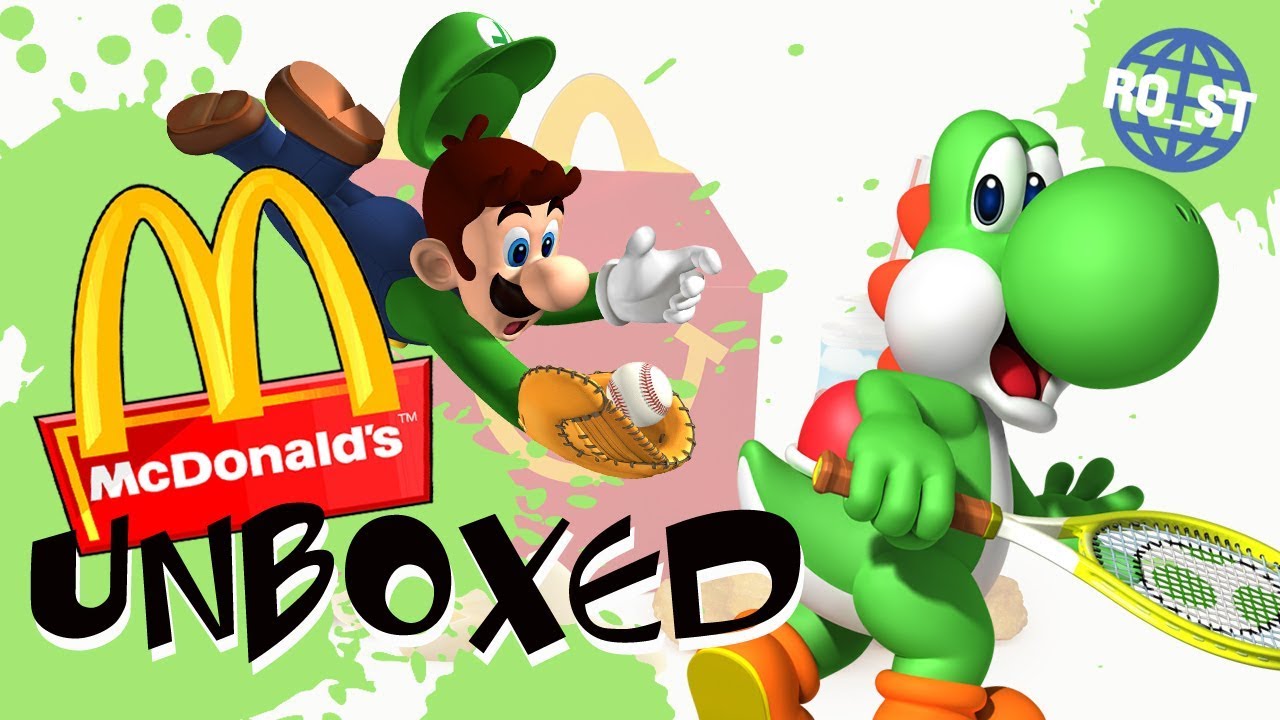 McDonald's Unboxed - Super Mario Happy Meal 2018 - YouTube
