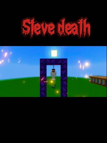 Minecraft Steve death scary tik tok hack #viral shorts #gaming #video # ...