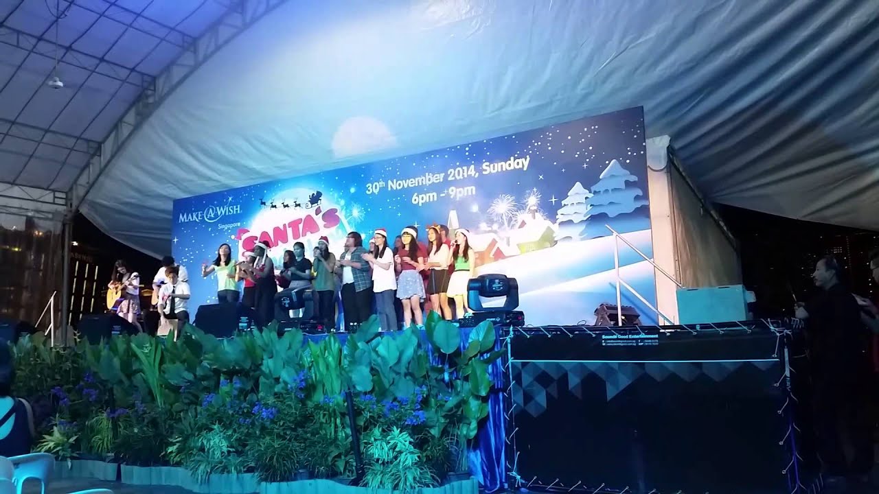 Stage Proximate Pyrotechnics on Stage at The Promontory @ Marina Bay ...