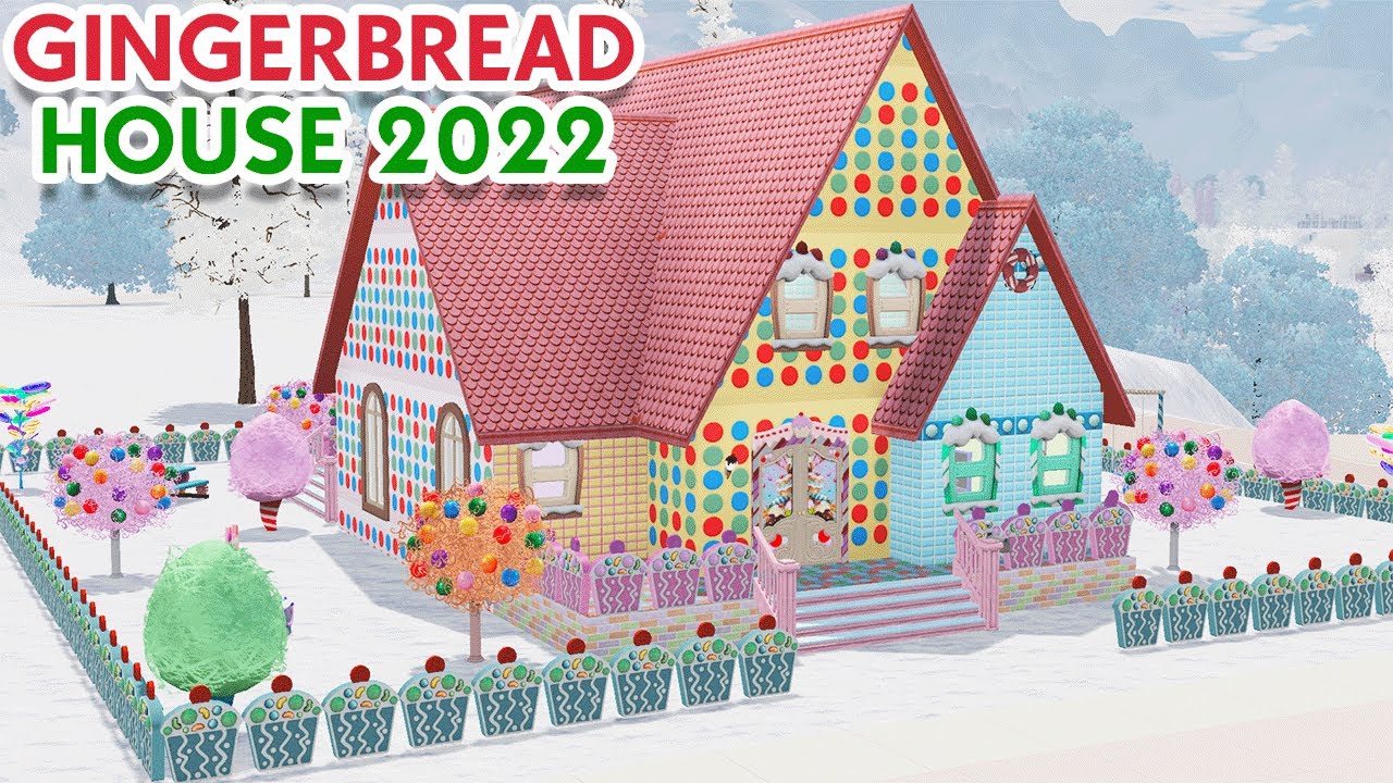 Gingerbread House 2022 The Sims 3 Speed Build - YouTube