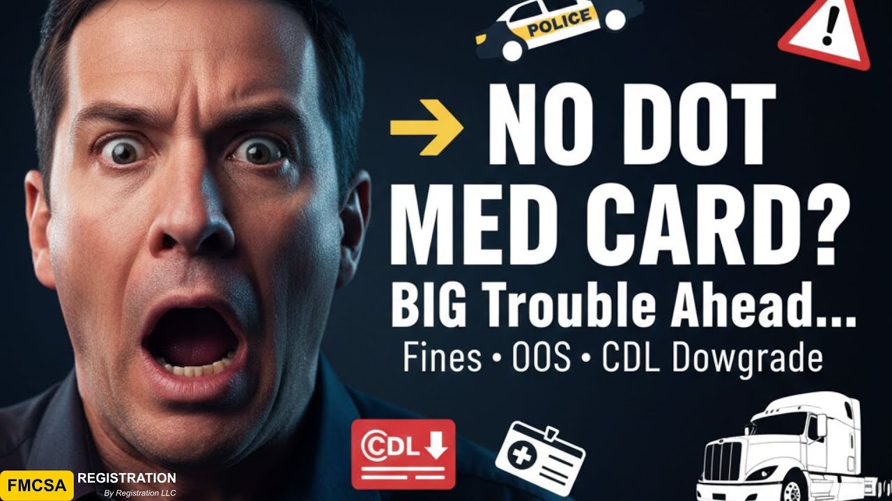 Pulled Over Without a DOT Medical Card? Here’s What Happens - YouTube