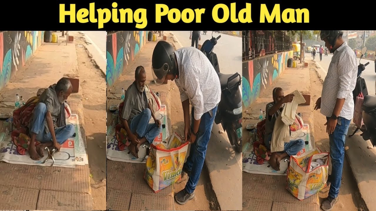 Helping Poor Old Man // #humanity #poor #helping #subscribe #trending # ...