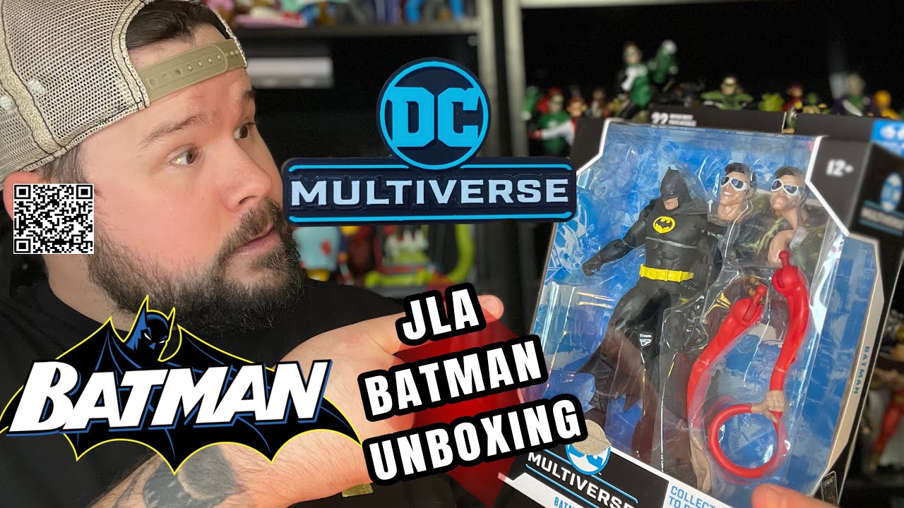 JLA BATMAN UNBOXING (McFarlane Toys) Plastic Man Build a Figure - YouTube