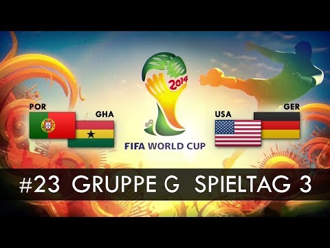 FIFA WM 2014 — Spieltag 3, Gr.G — POR-GHA & USA-GER