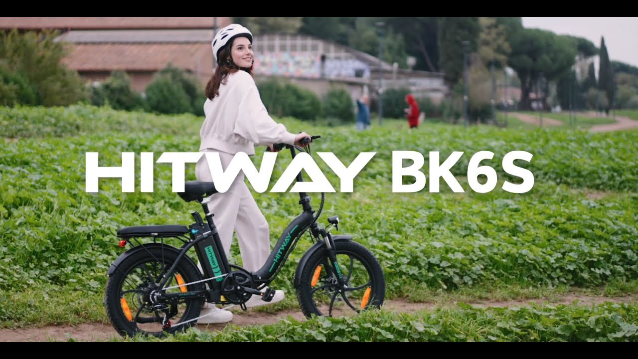 HITWAY BK6S: Foldable Fat Tire E-Bike for Any Terrain - YouTube