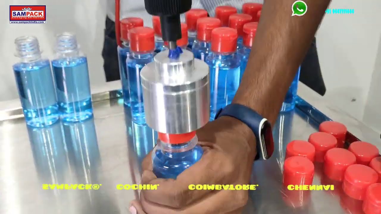 Cap locking machine Cap Sealer Portable Cap sealer Hand held Cap sealer ...