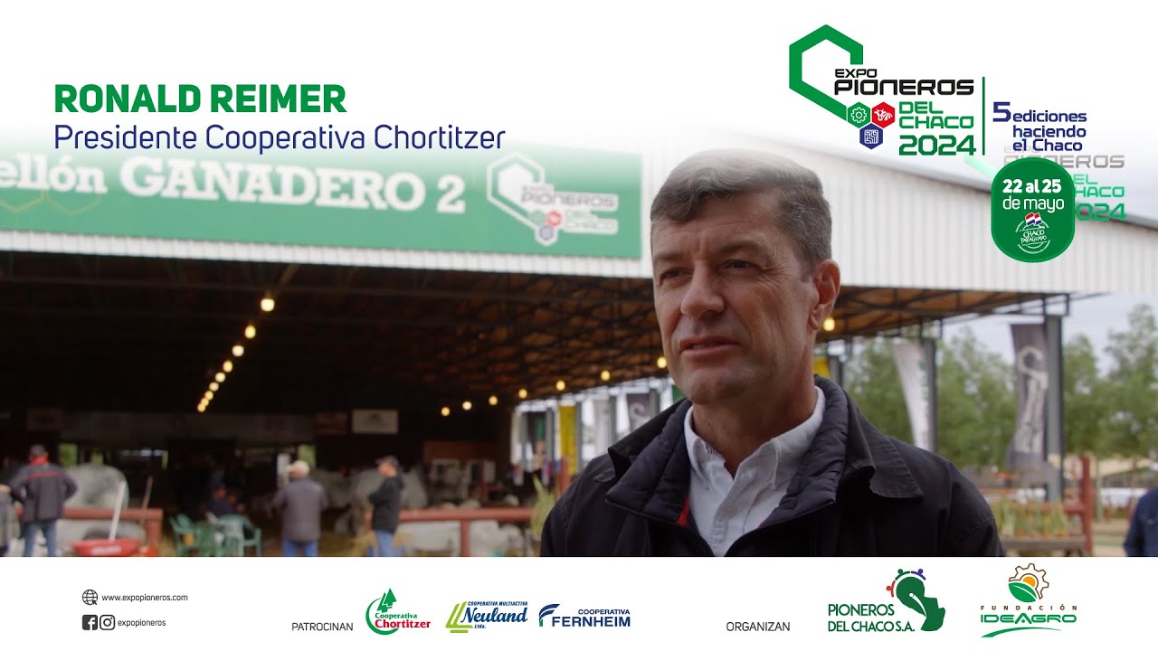 Ronald Reimer | Presidente Cooperativa Chortitzer - YouTube