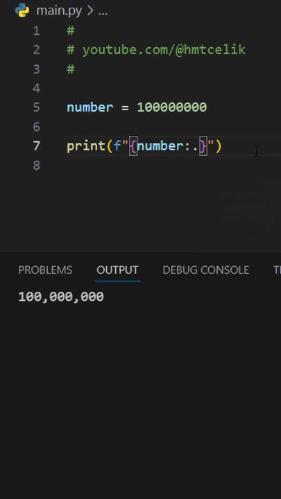 Pythonda Bu Hileyi Kullanarak Sayıları Formatla Shorts Programlama Python Yazılım Coding