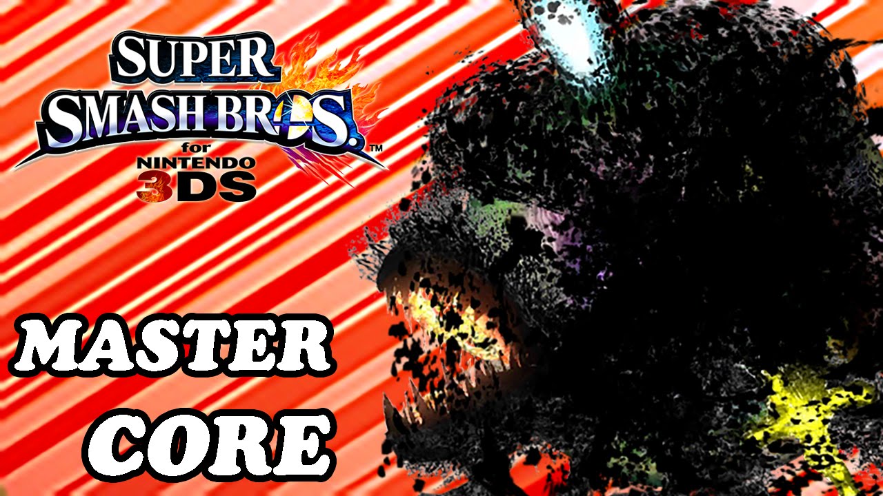 Super Smash Bros 4 3ds Master Hand Crazy Hand And Master Core Boss
