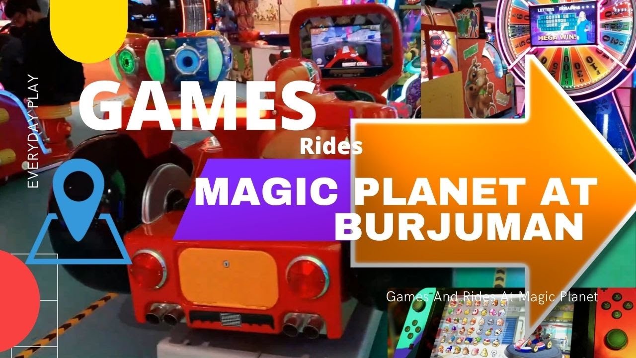 ⭕️🎯🎳🎮🚗Magic Planet at Dubai l Games and Rides l Burjuman l UAE - YouTube