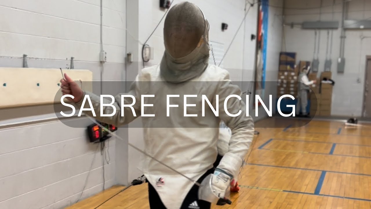 Sabre fencing at Edmonton Fencing Club | Liam vs Will - YouTube