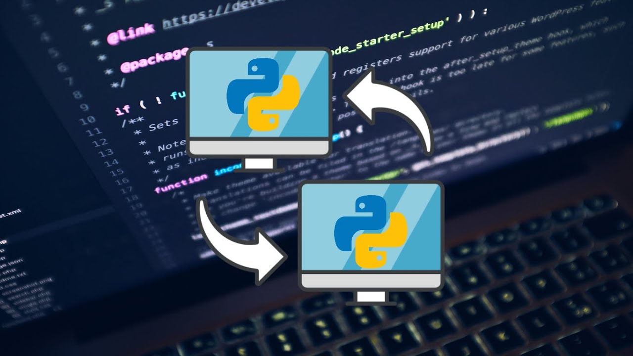 COMPARTILHAMENTO DE TELA Com Python - YouTube