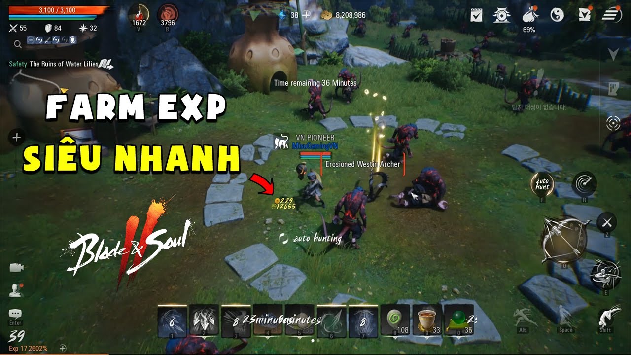 BnS 2 | CÁCH FARM EXP SIÊU NHANH TRONG BLADE AND SOUL 2 (LEVELING BNS2 ...