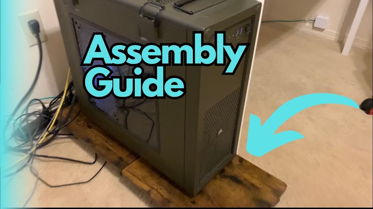 Computer Tower Stand Assembly and Review - YouTube