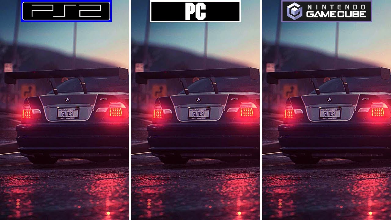 Need For Speed Most Wanted 2005 [ Ps2 vs PC vs GameCube ] Graphics and ...