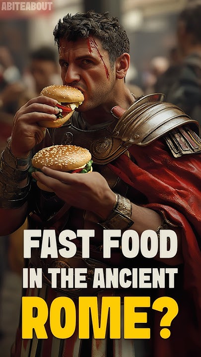 Fast Food in Ancient Rome? Here’s What They Ate #AncientRome # ...