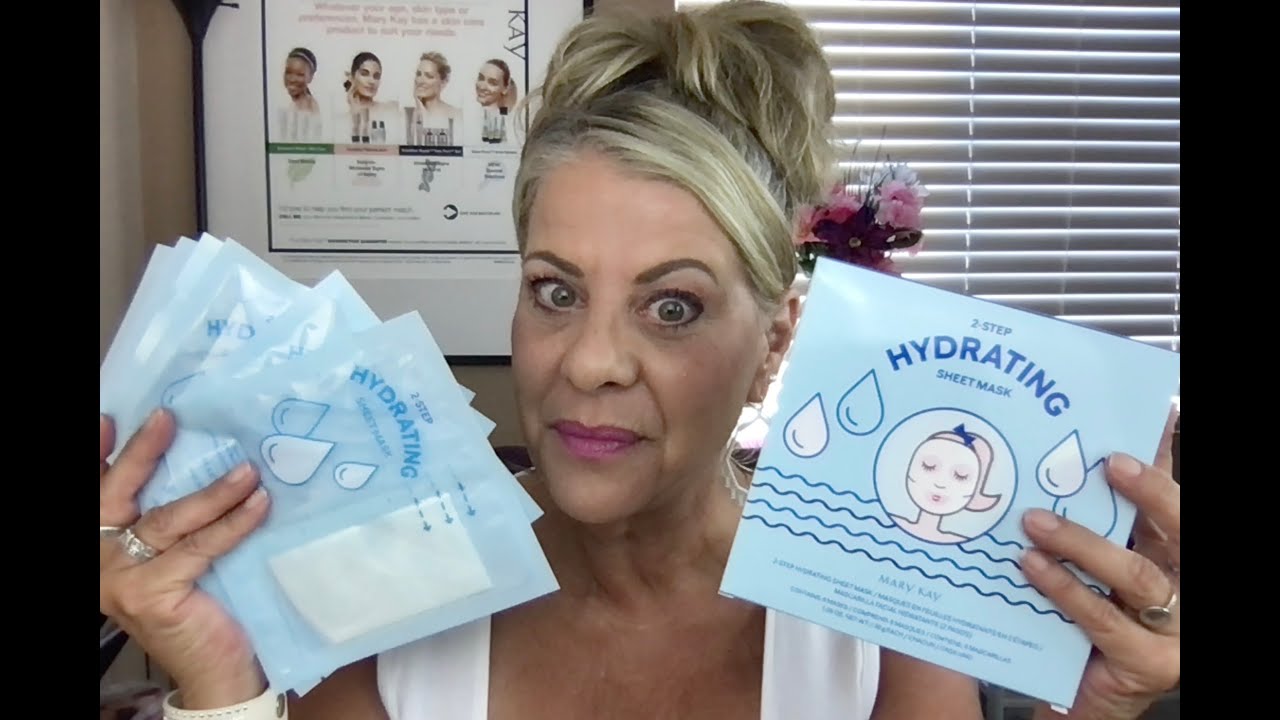 New Mary Kay 2-Step Hydrating Sheet Mask - YouTube