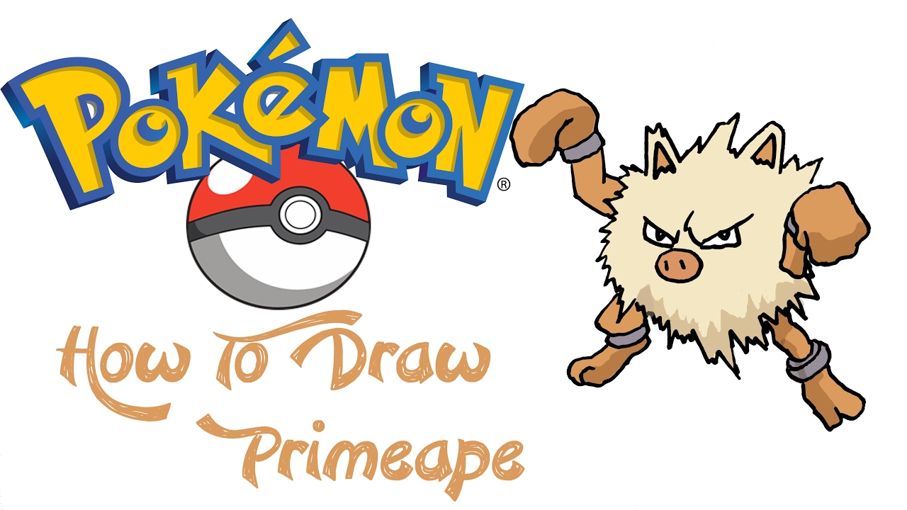 How To Draw Primeape (POKEMON) - YouTube