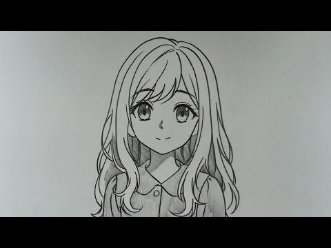 Cara Menggambar Anime Cewek Mudah Ditiru | Cara Menggambar Anime Step by Step