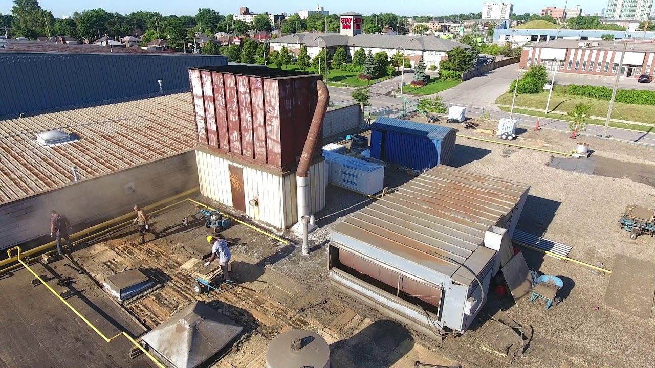 Installing Steel Deck, Roof Tear-Off, Disposing of Garbage - Toronto ...