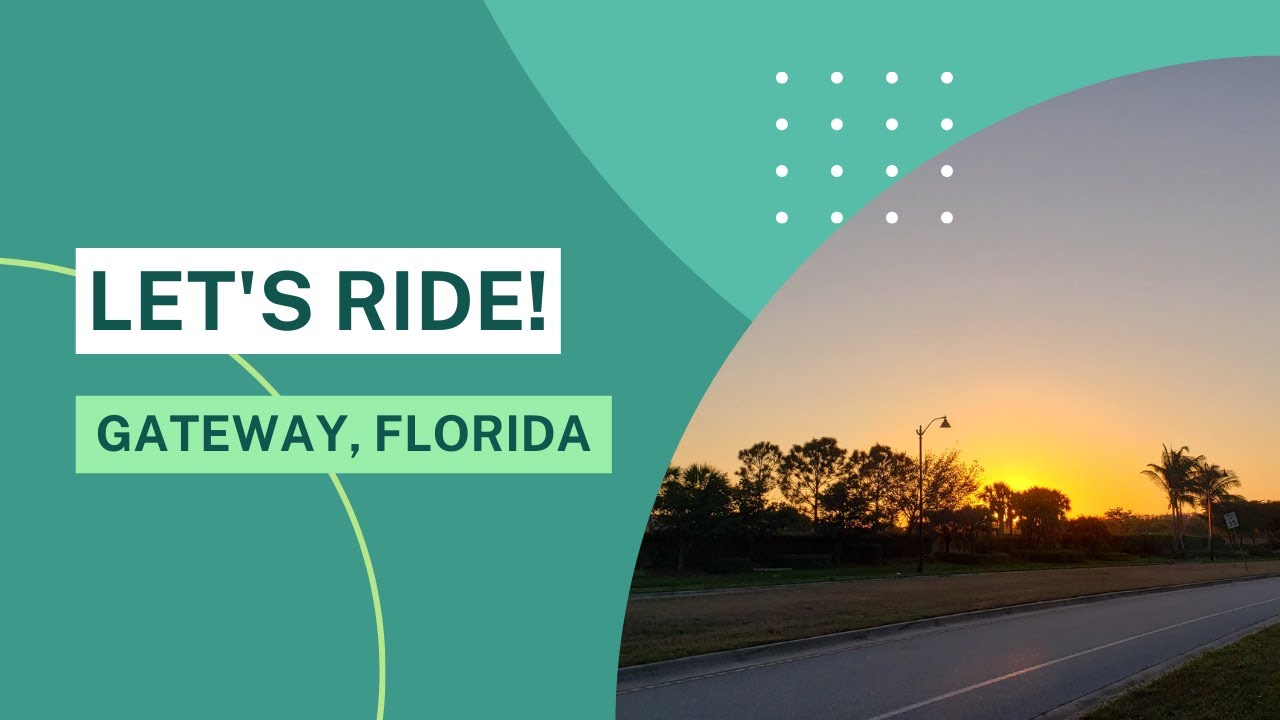 Let's Take A Ride 3 | Cycling through Gateway, Florida - YouTube