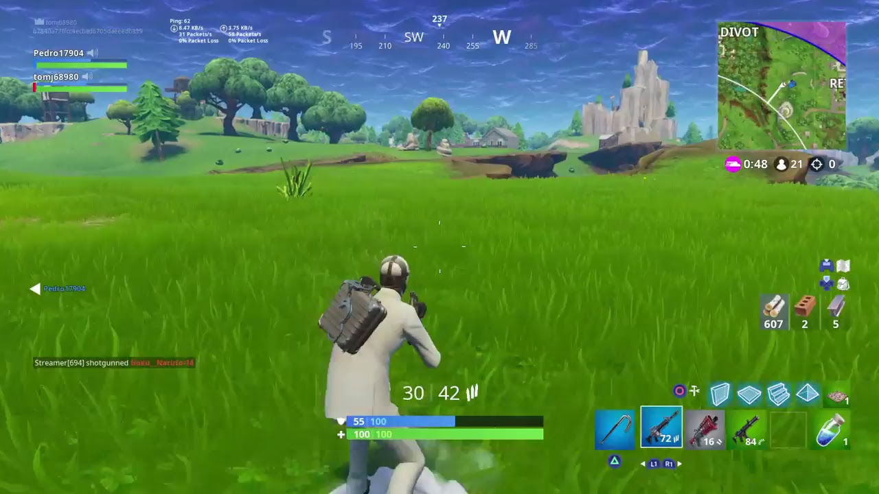 Fortnite Nova skin e Jogando na descontra - YouTube